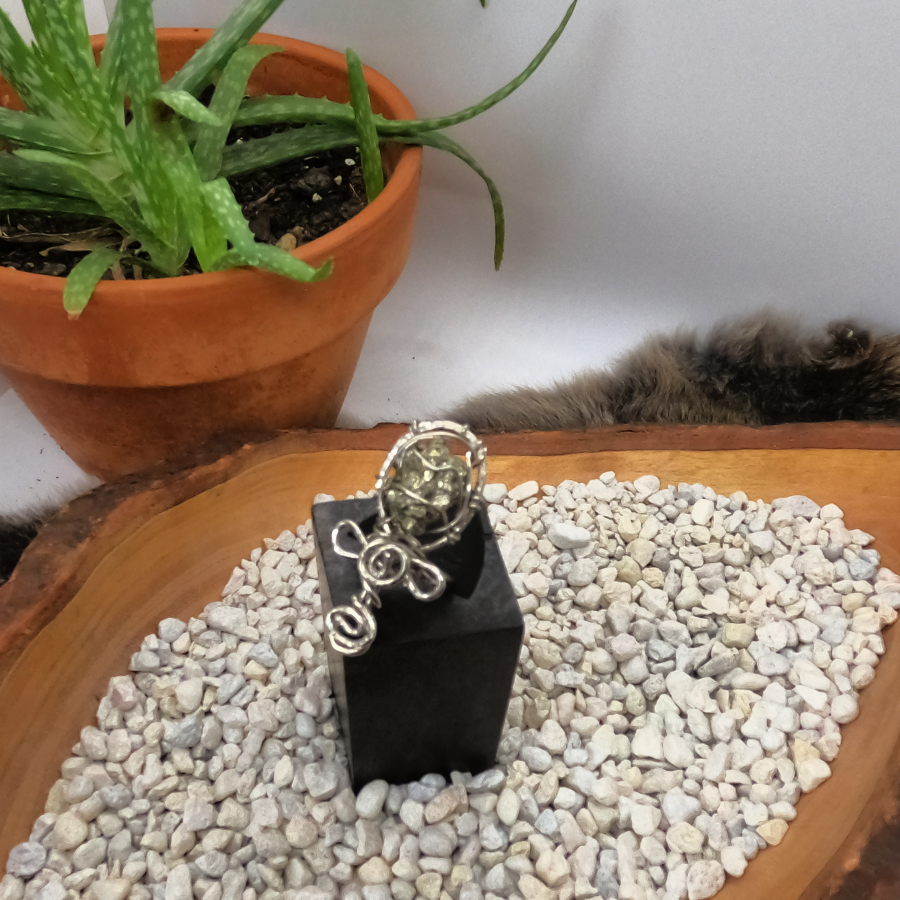 Ankh Pyrite Ring - Aboriginal Bling Blam!
